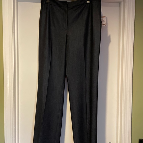 Kasper | Pants & Jumpsuits | Nwt Dark Charcoal Classic Cut Kasper ...